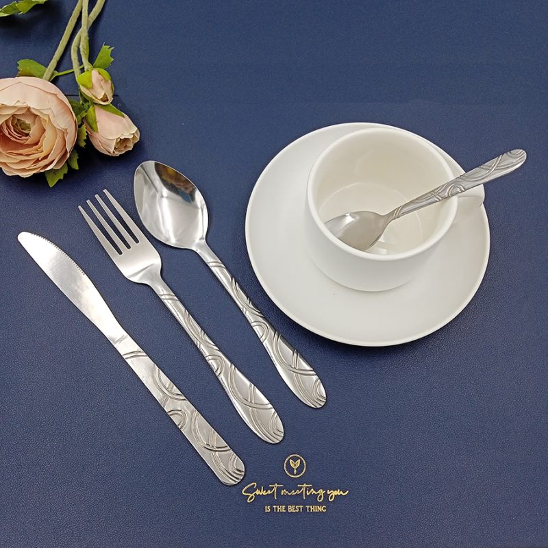 Economic Series 410 stainless steel flatware set - Machine Polish ...